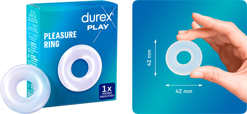 Durex Pleasure Ring - Anneau pour pénis améliorant l'érection