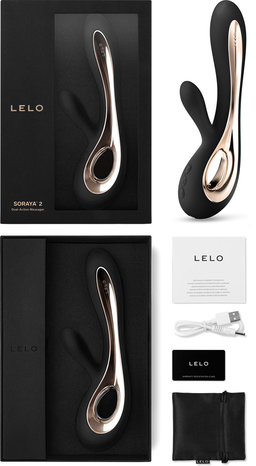 LELO Soraya 2 | Luxueux vibromasseur rabbit (double stimulation)