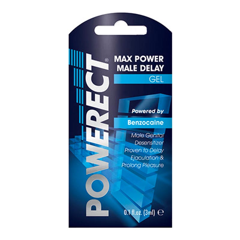 Powerect Male Delay | Gel retardant pour homme à la benzocaïne