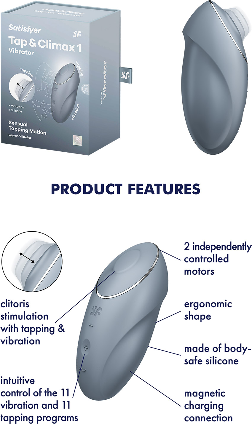 Satisfyer Tap & Climax 1 | Vibrator mit klopfender Bewegung