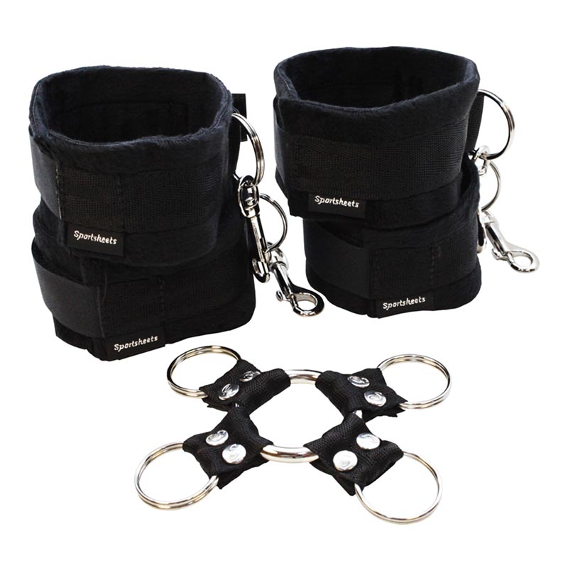 Sportsheets Hog Tie & Cuff | Kit de contrainte robuste