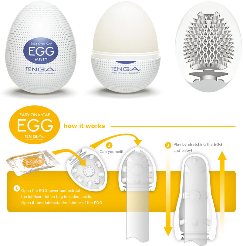 Tenga Egg Misty Masturbator Penis Stimulation Sleeve