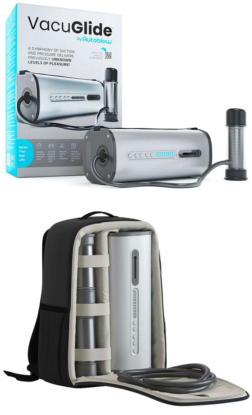 Autoblow VacuGLIDE Milking Machine | Masturbateur automatique